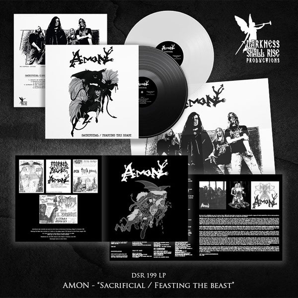 Amon LP - Sacrificial / Feasting The Beast (Black Vinyl) – Crypt of the ...