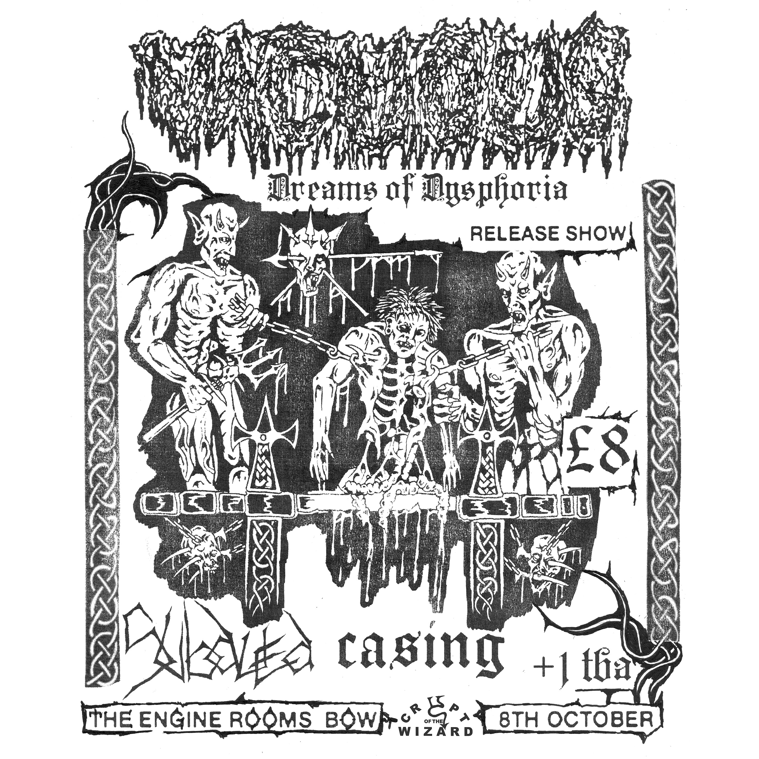 Vacuous Album Launch Show 8th October - Ticket – Crypt of the Wizard